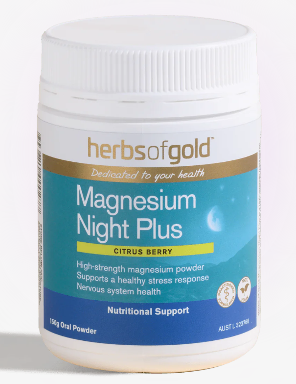 Herbs of Gold Magnesium Night Plus 150g – Vitamins 4 You